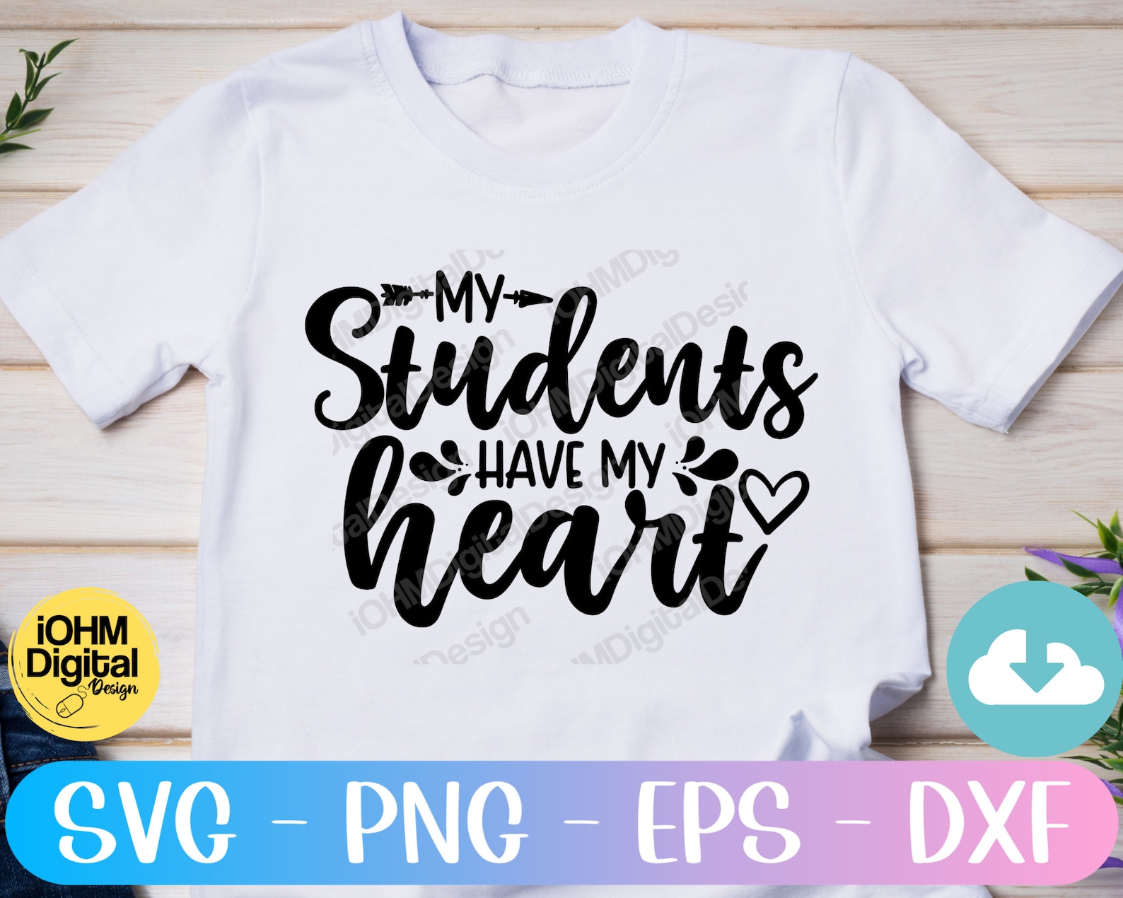 My Students Have My Heart Svg Png Eps Dxf Cut File/teacher | Etsy