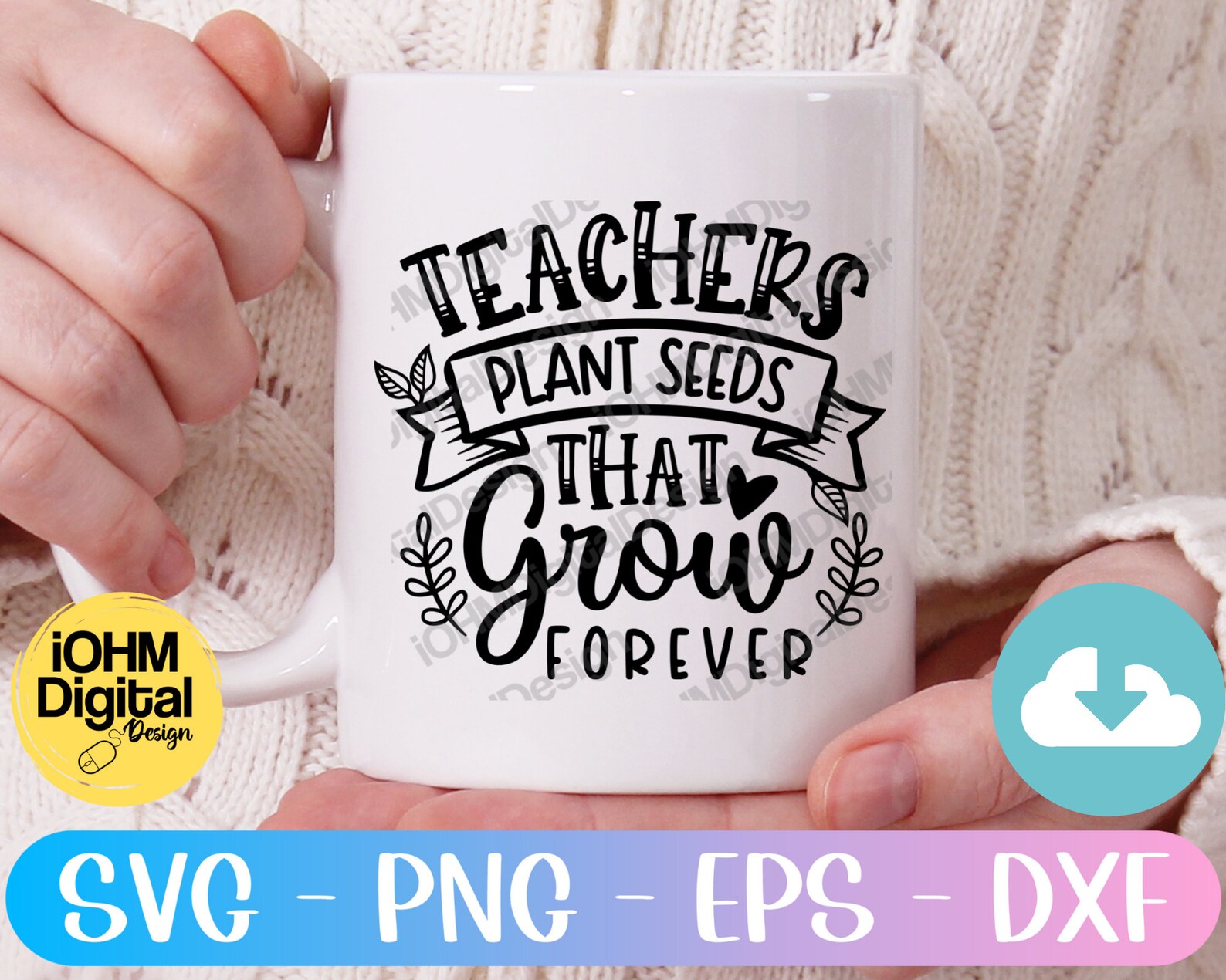 Teachers Plant Seeds That Grow Forever Svg Png Eps Dxf Cut - Etsy