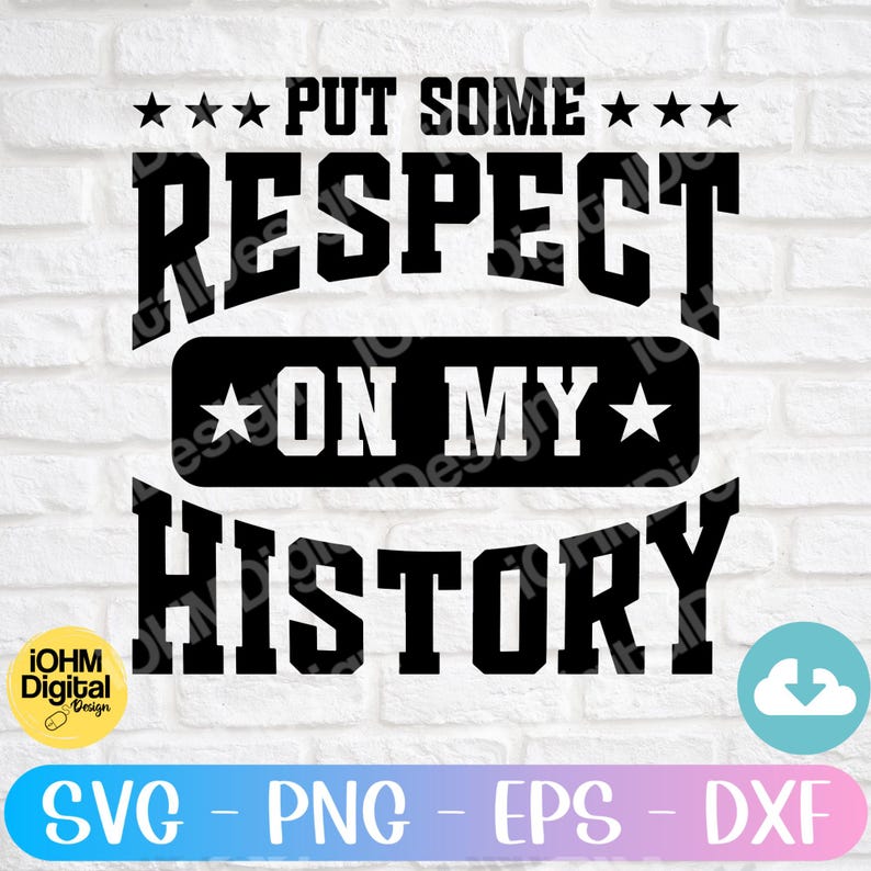 Black History Month SVG – Respect Quote, Empowerment Design (digital ...