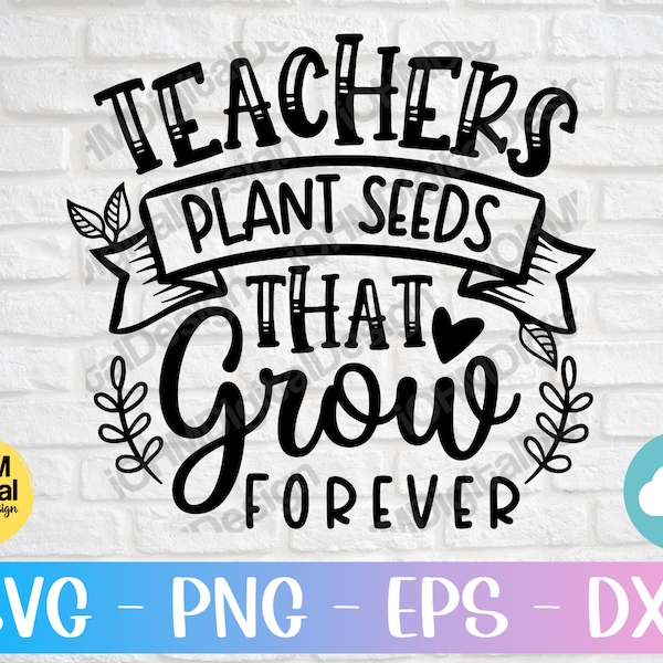Teachers Plant Seeds - Etsy