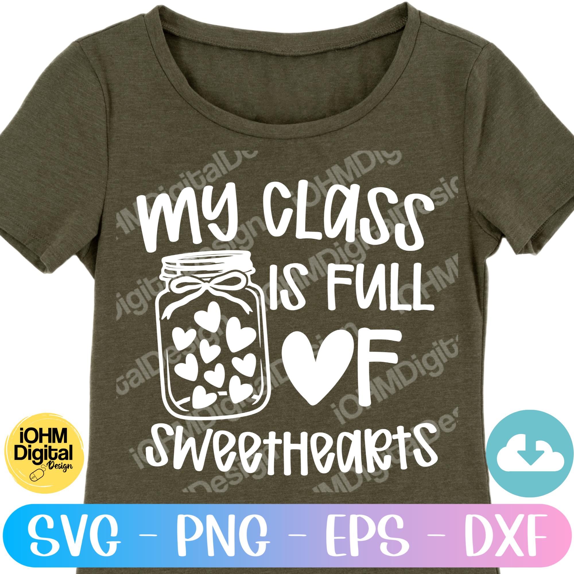 Sweethearts Teacher Valentine's Day SVG | Class Design (digital ...