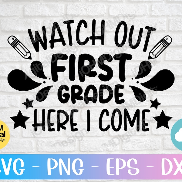 Watch Out 1st Grade - Etsy