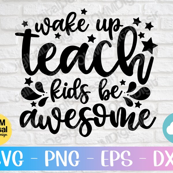 Wake up Be Awesome - Etsy