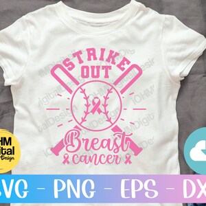 Strike Out Breast Cancer Awareness Svg Png Eps Dxf Cut File | Breast Cancer Awareness Svg ...