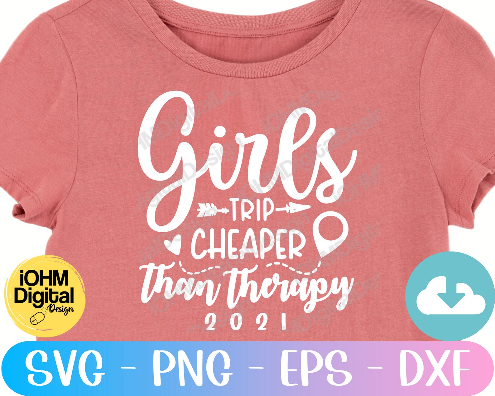 Girls Trip Cheaper Than Therapy Svg Png Eps Dxf Digital Cut - Etsy