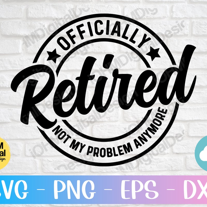 Retired Svg - Etsy