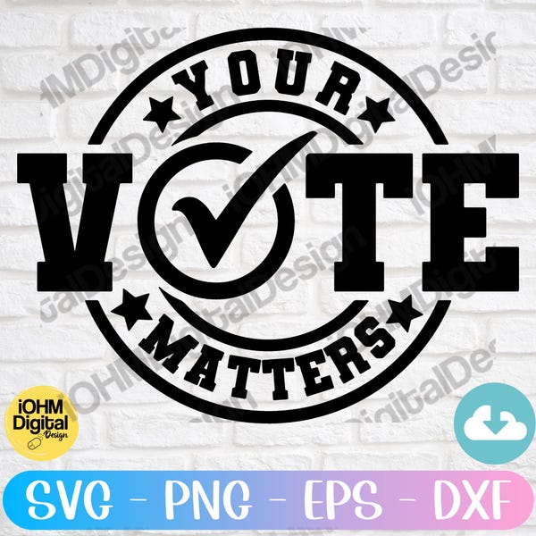 Vote Svg - Etsy