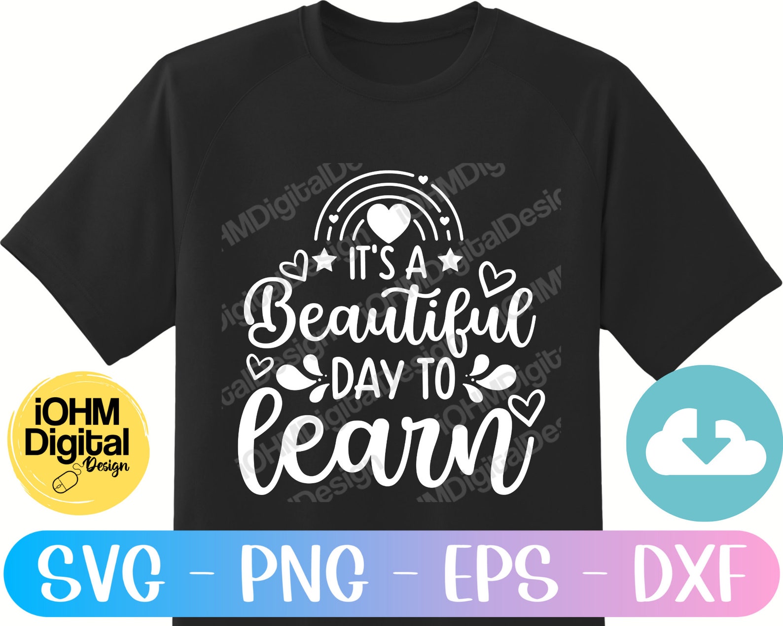It's A Beautiful Day To Learn Svg Png Eps Dxf Cut File | Etsy