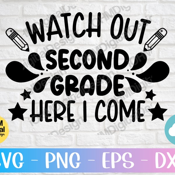 2nd Grade Shirt - Etsy