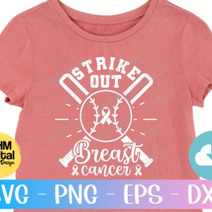 Strike Out Breast Cancer Awareness Svg Png Eps Dxf Cut File | Breast ...