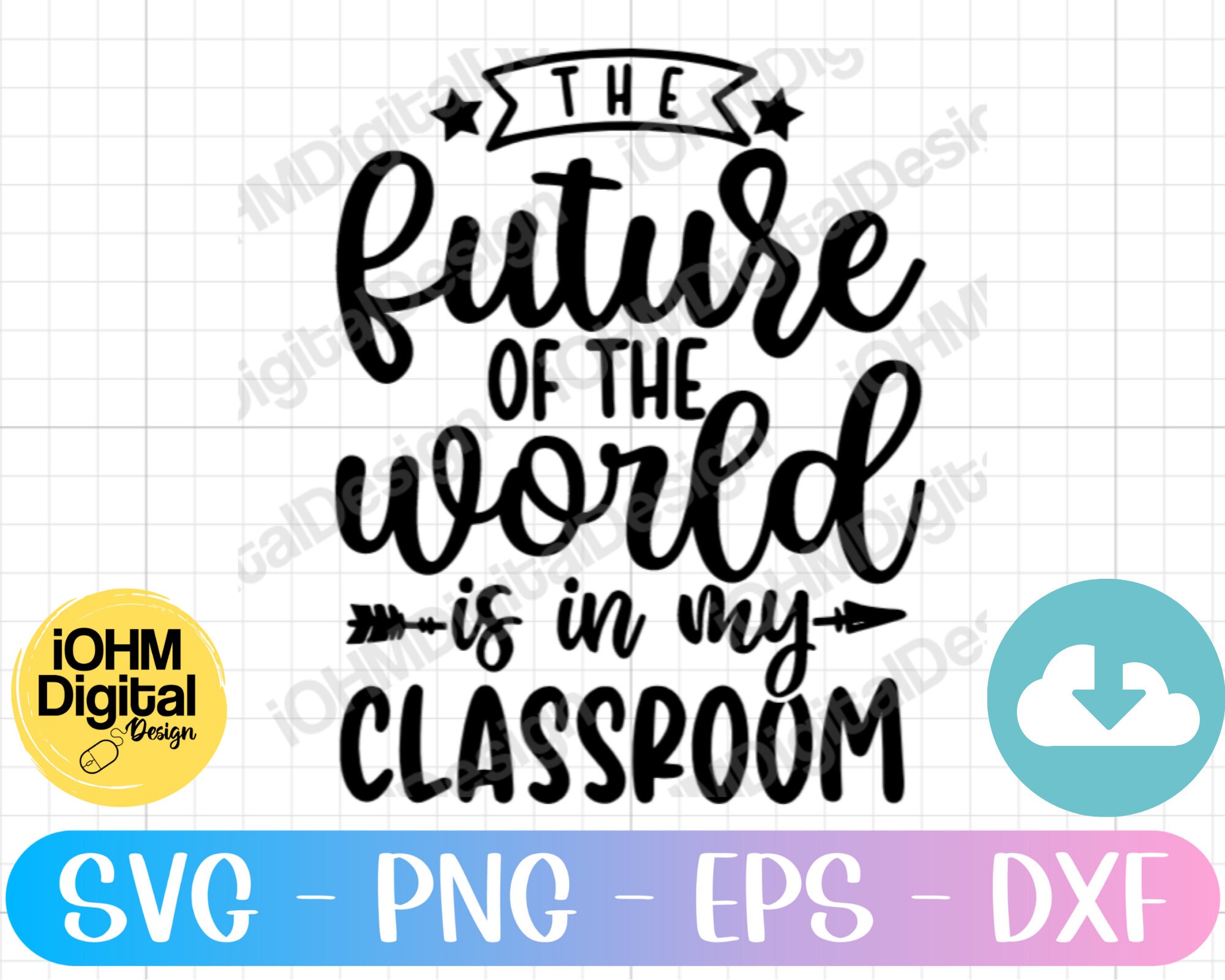 The Future of the World is in My Classroom Svg Png Eps Dxf Cut - Etsy