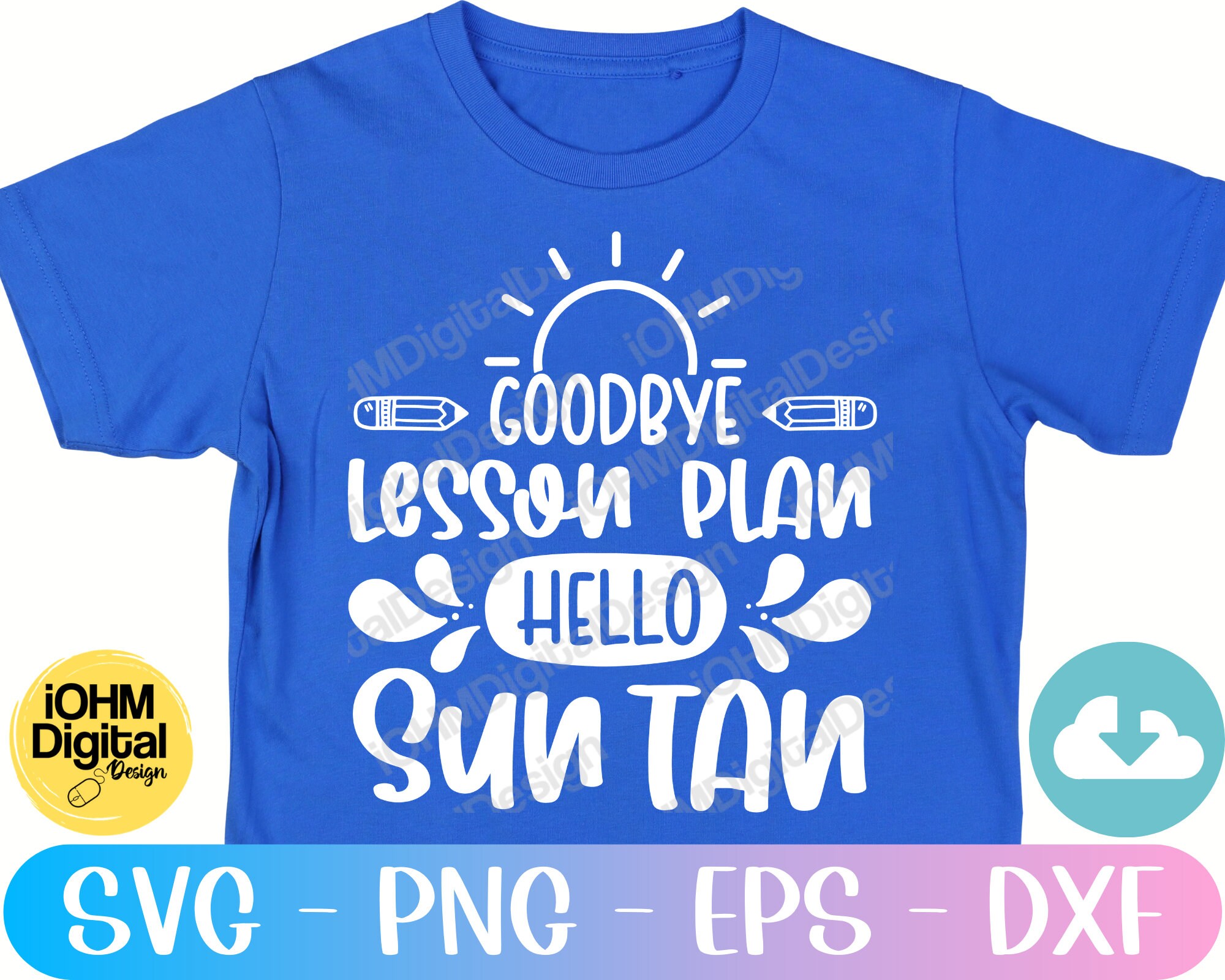 Goodbye Lesson Plan Hello Sun Tan Svg Png Eps Dxf Cut - Etsy Australia