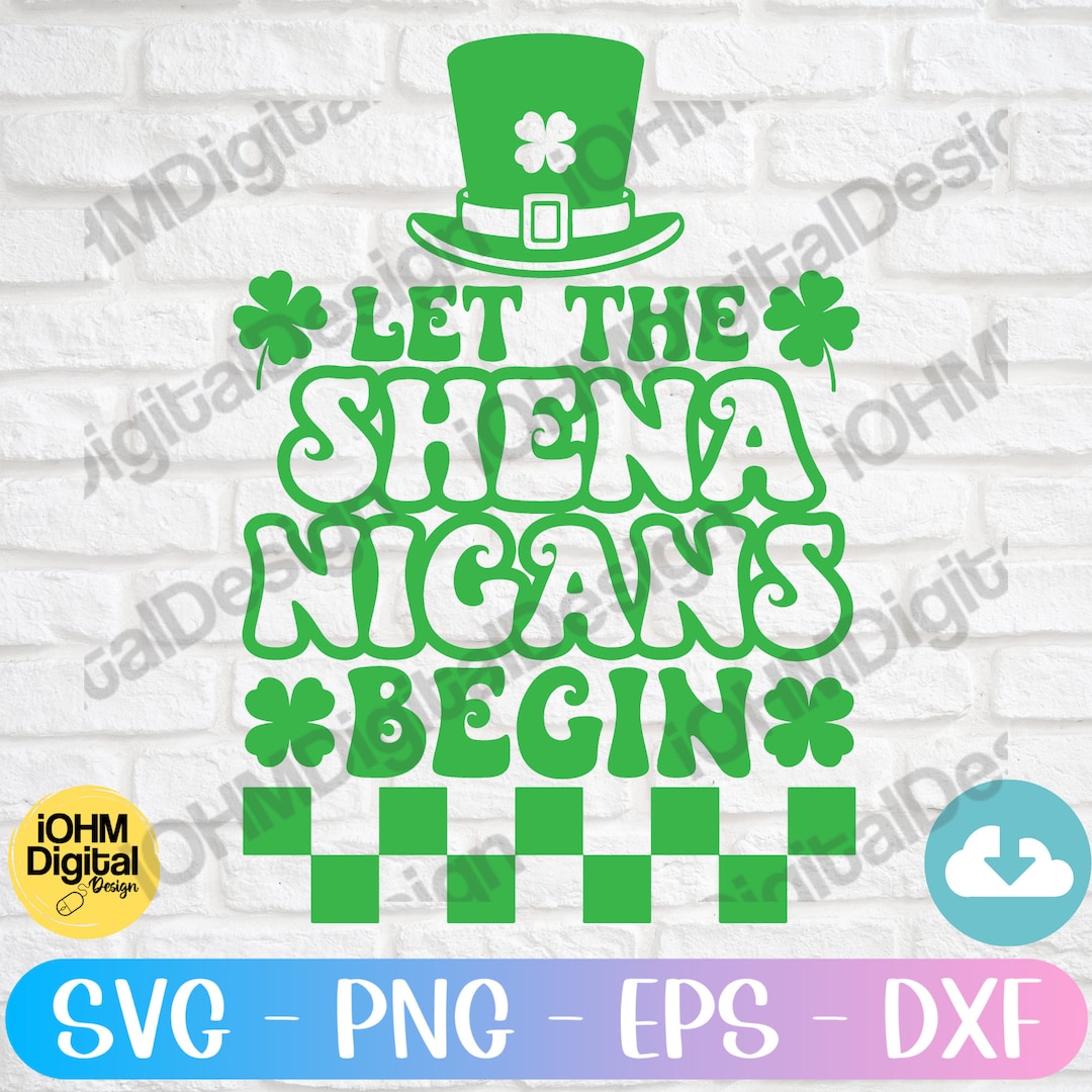 St Patrick's Day Shenanigans SVG: Lucky Charm Cut File (digital ...