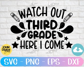 Back to School SVG File PDF / Dxf / Jpg / Png / Eps / Ai / for - Etsy