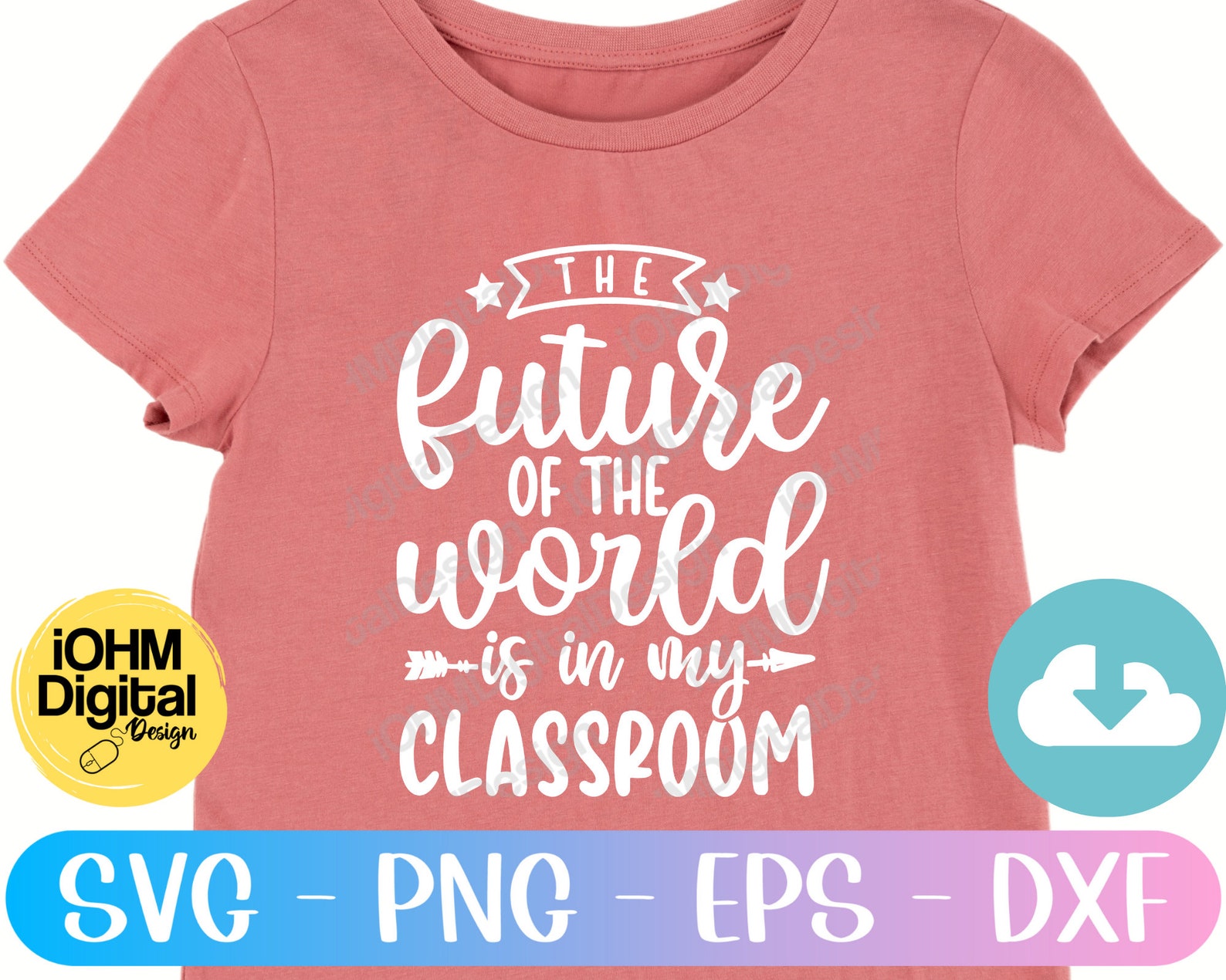 The Future of the World is in My Classroom Svg Png Eps Dxf Cut - Etsy