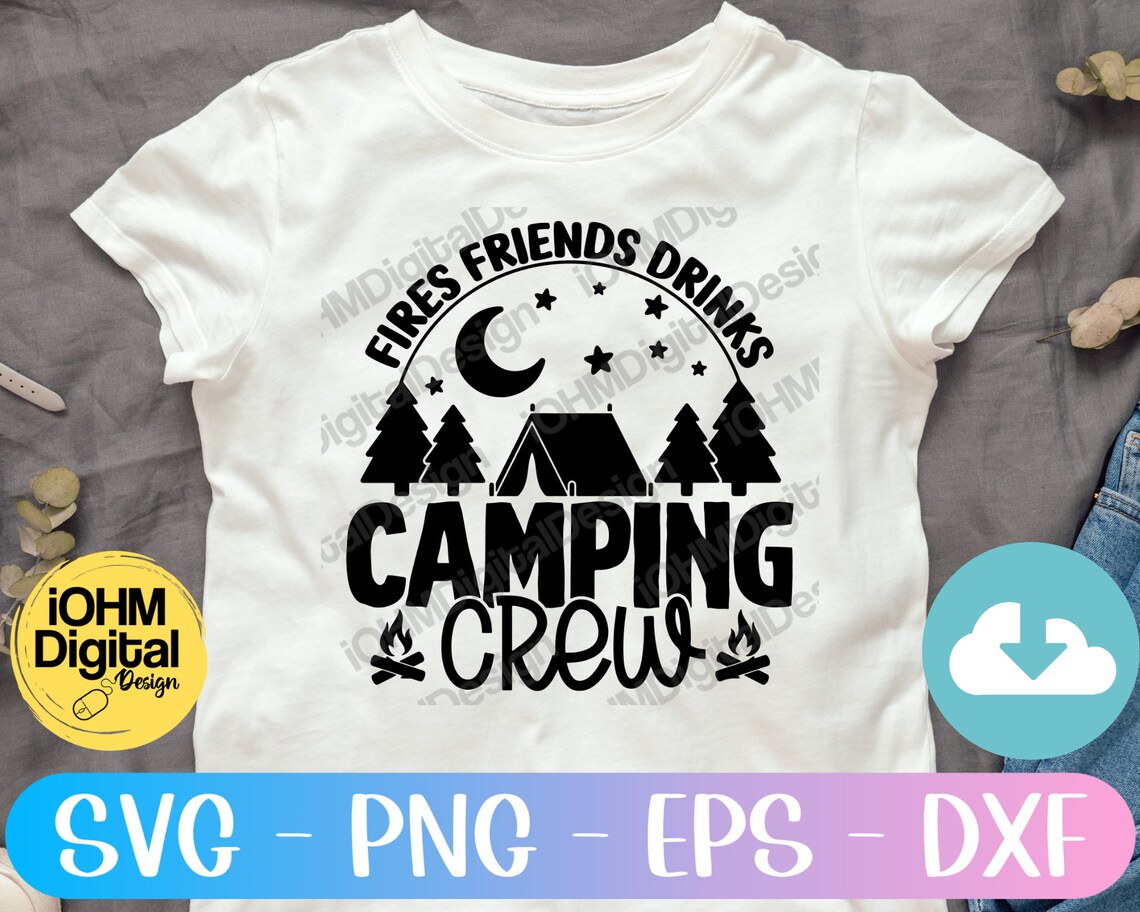 Camping Crew Svg Png Eps Dxf Cut File Field Trip Svg - Etsy
