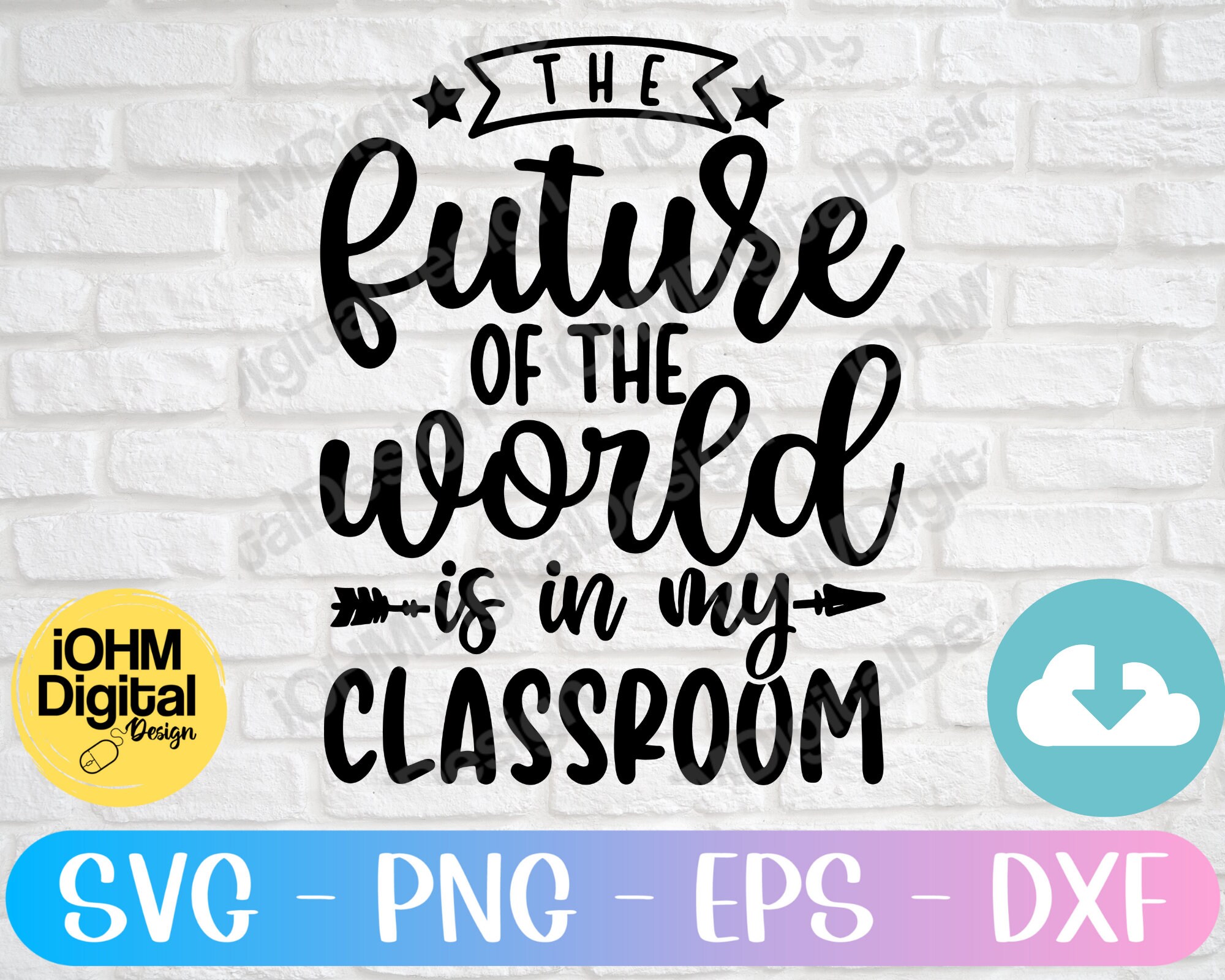 The Future of the World is in My Classroom Svg Png Eps Dxf Cut - Etsy