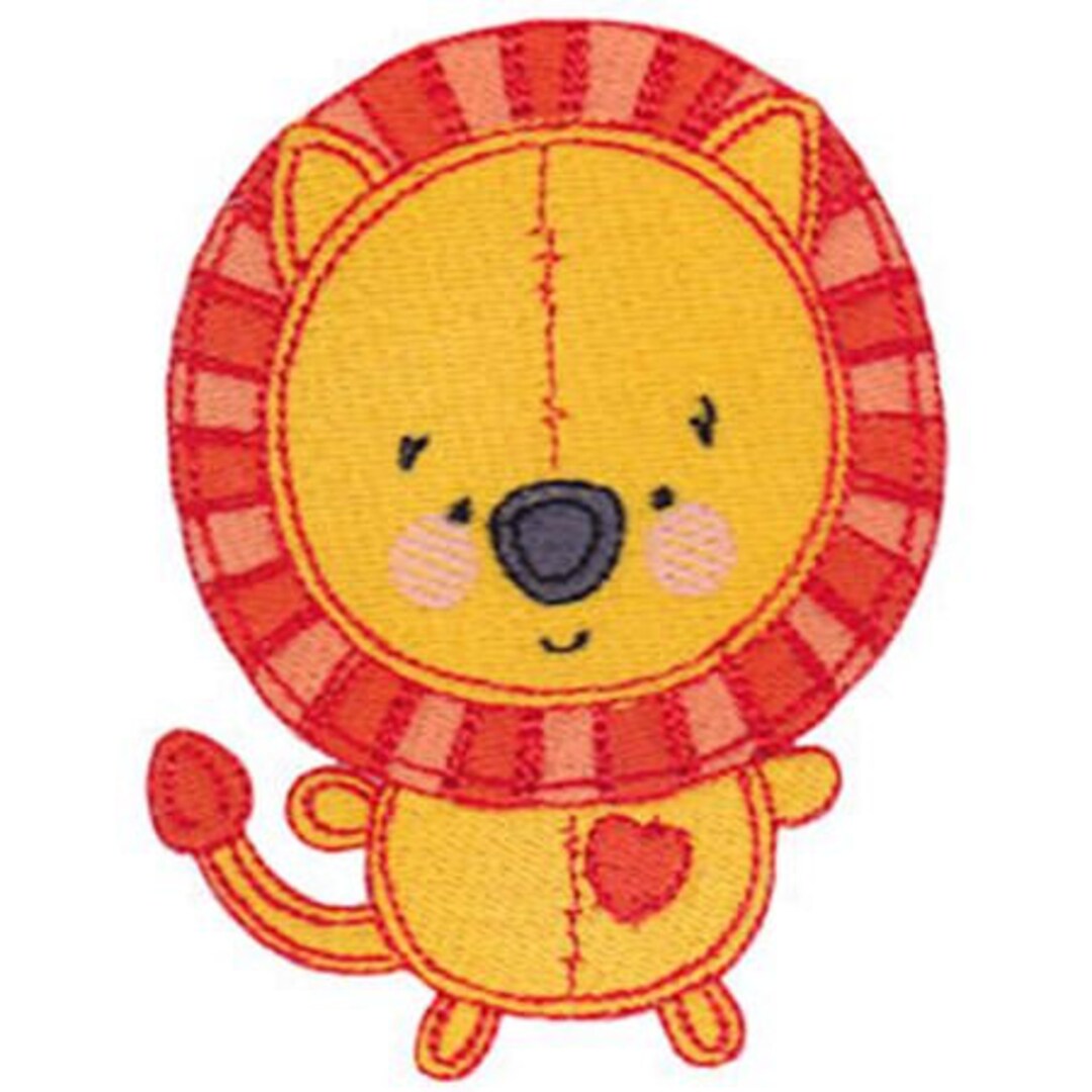 Cute Baby Lion Animal Kingdom Patch for Garments Tote Bag Accessories ...