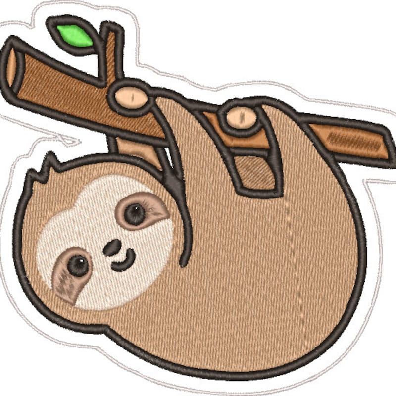 Sloth Iron on Patch - Etsy