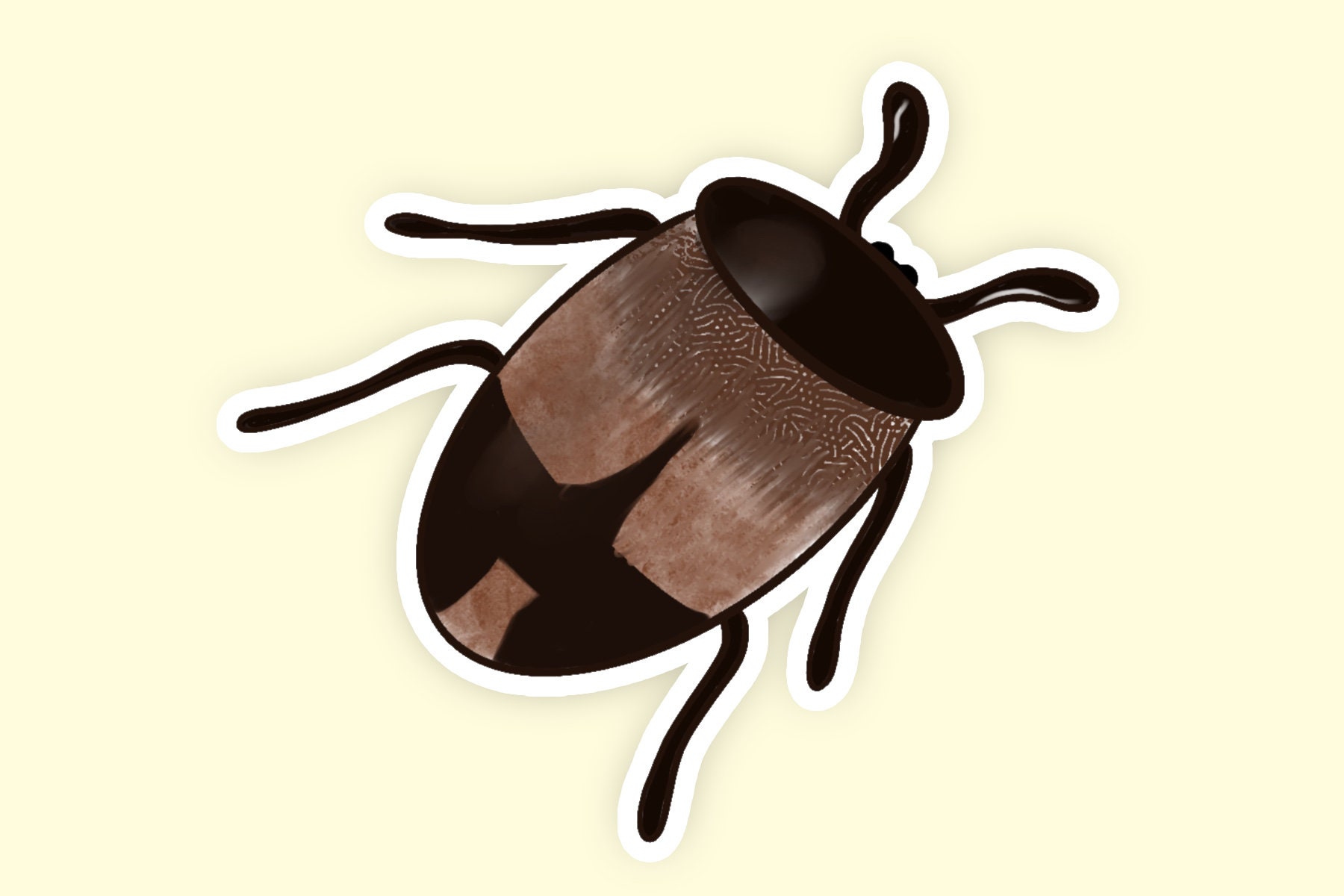 Beetle Cockroach Bug Sticker Bug Series Collection Stickers - Etsy