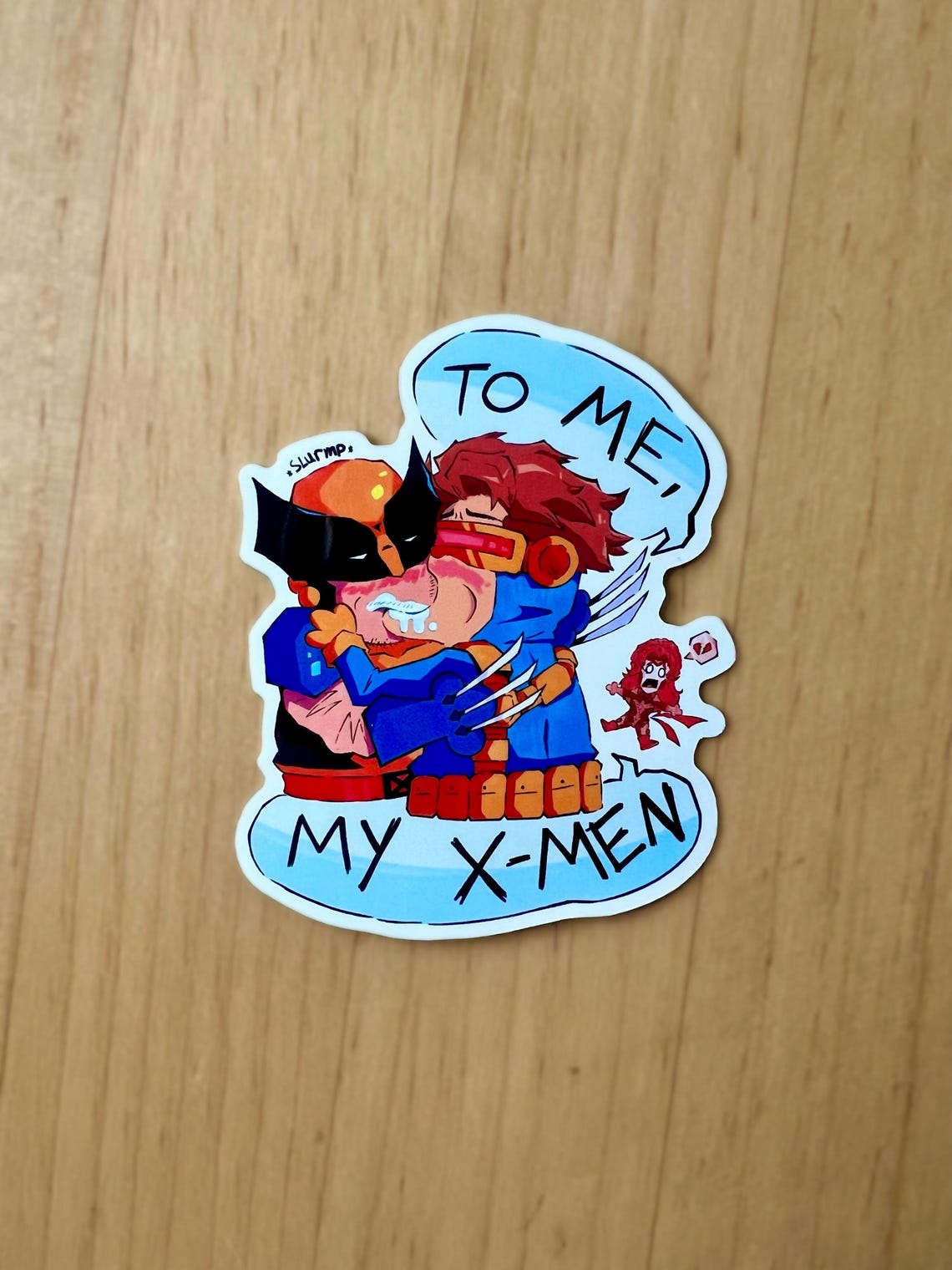 Marvel X-men Wolverine and Cyclops - to Me, My X-men! Sticker - Etsy