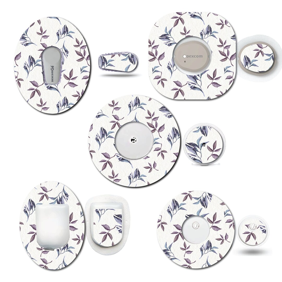 Pretty Flower Continuous Glucose Monitor CGM Decorative Over Patch and ...