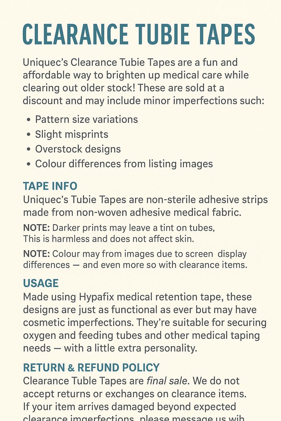 Barn Tubie Tape for Feeding Tubes, Oxygen, Medical Devices NG Tube, Peg ...