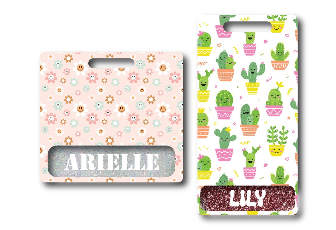 Custom Badge Buddy Flowers Collection: Vertical or Horizontal, Standard ...