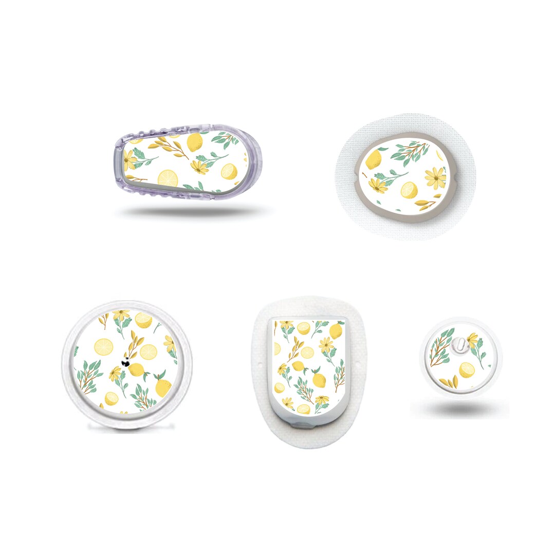 Lemons Sensor Sticker for Freestyle Libre, Dexcom, Omnipod Continuous ...