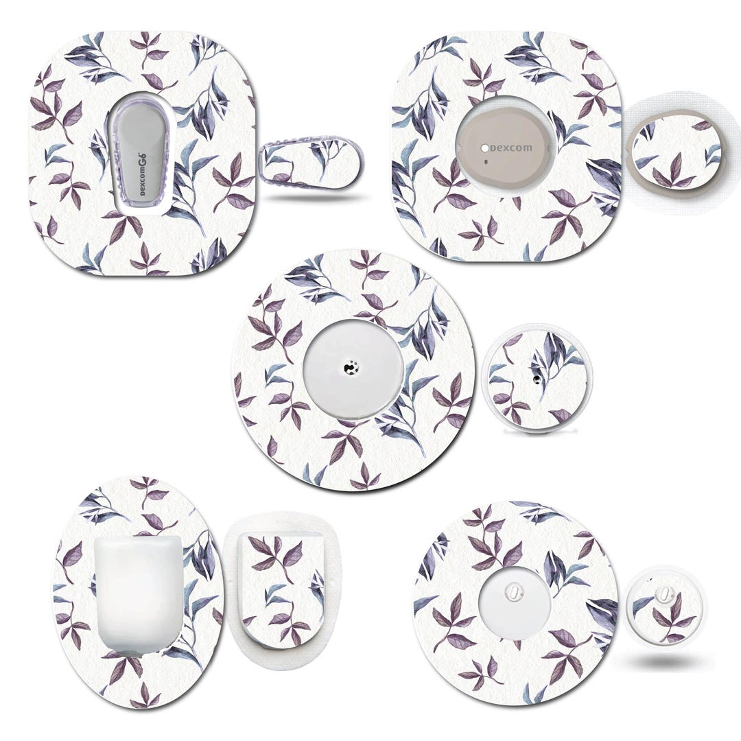 Pretty Flower Continuous Glucose Monitor (CGM) Decorative Over Patch ...