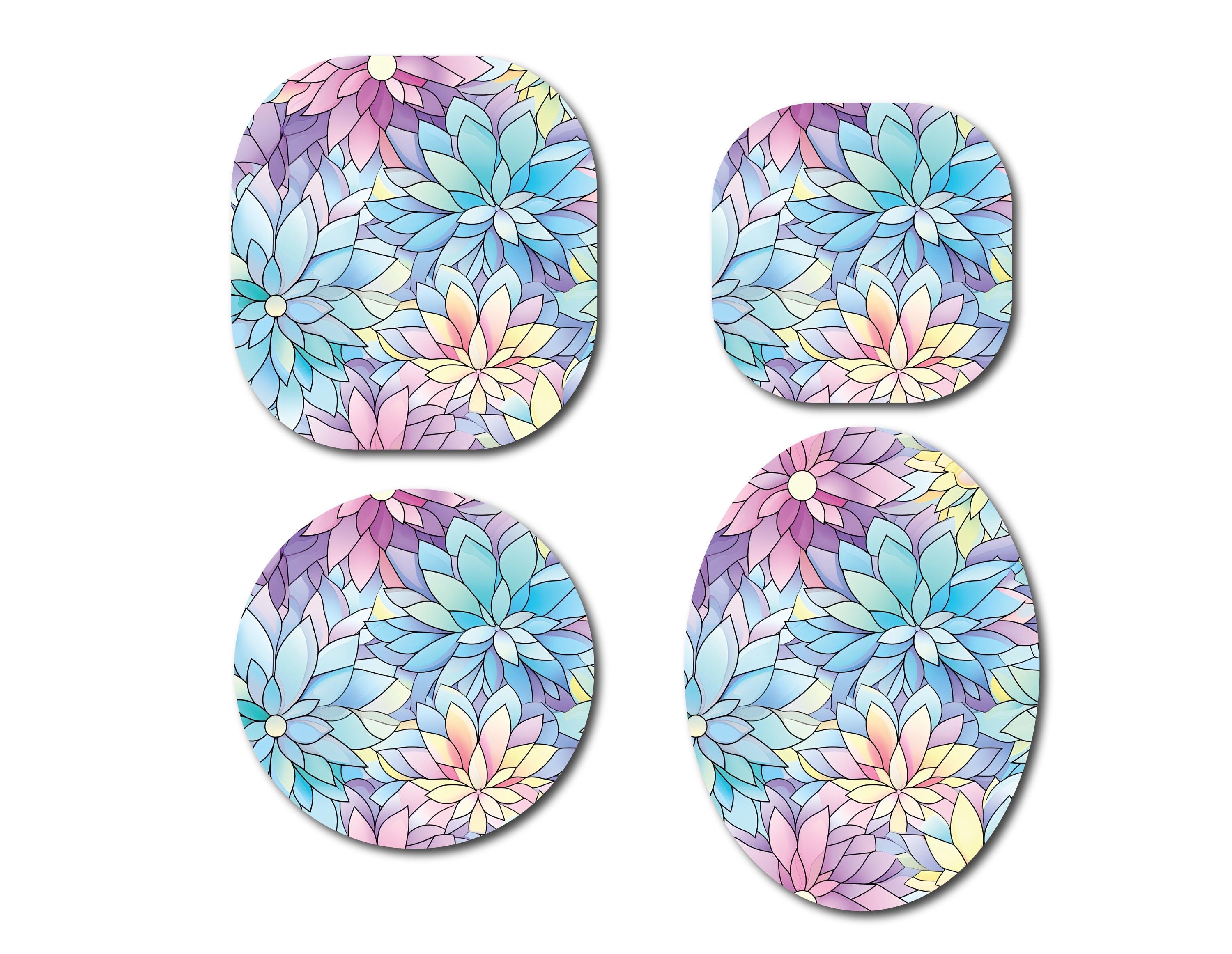 Stained Glass Continuous Glucose Monitor (CGM) Decorative Over Patch ...