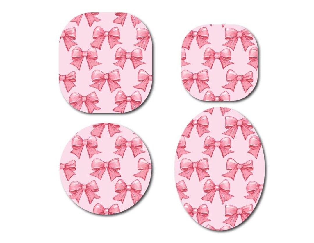 Pretty Coquette Bows Continuous Glucose Monitor (CGM) Decorative Over ...