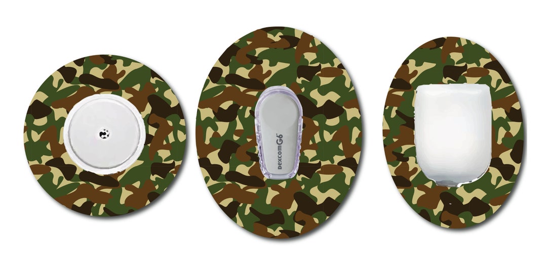 Army Camo CGM Patch for Freestyle Libre, Dexcom, Omnipod Continuous ...
