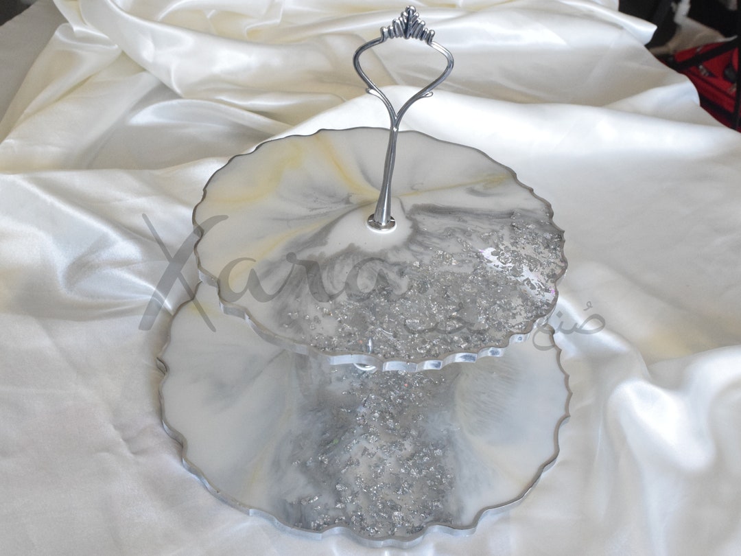 Elegant Marble Two Tier Stand - Etsy