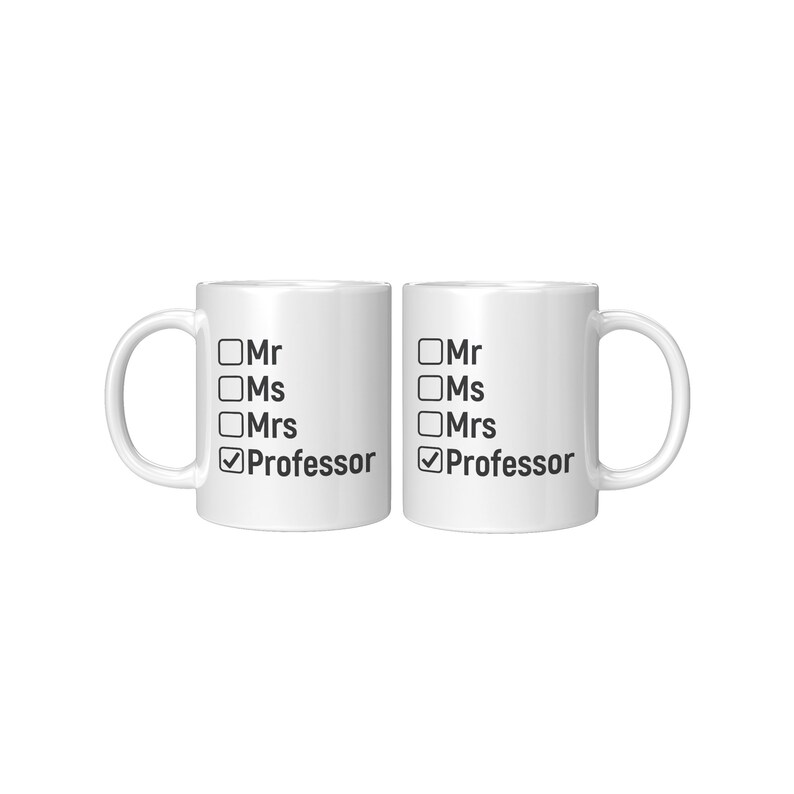 Professor Mug, Tenured, Adjunct, Assistant, Associate Professor Gift ...