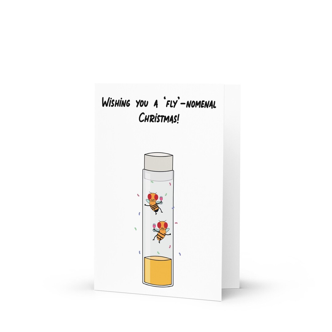 Drosophila Melanogaster Christmas Card, Scientists, Women in Science ...