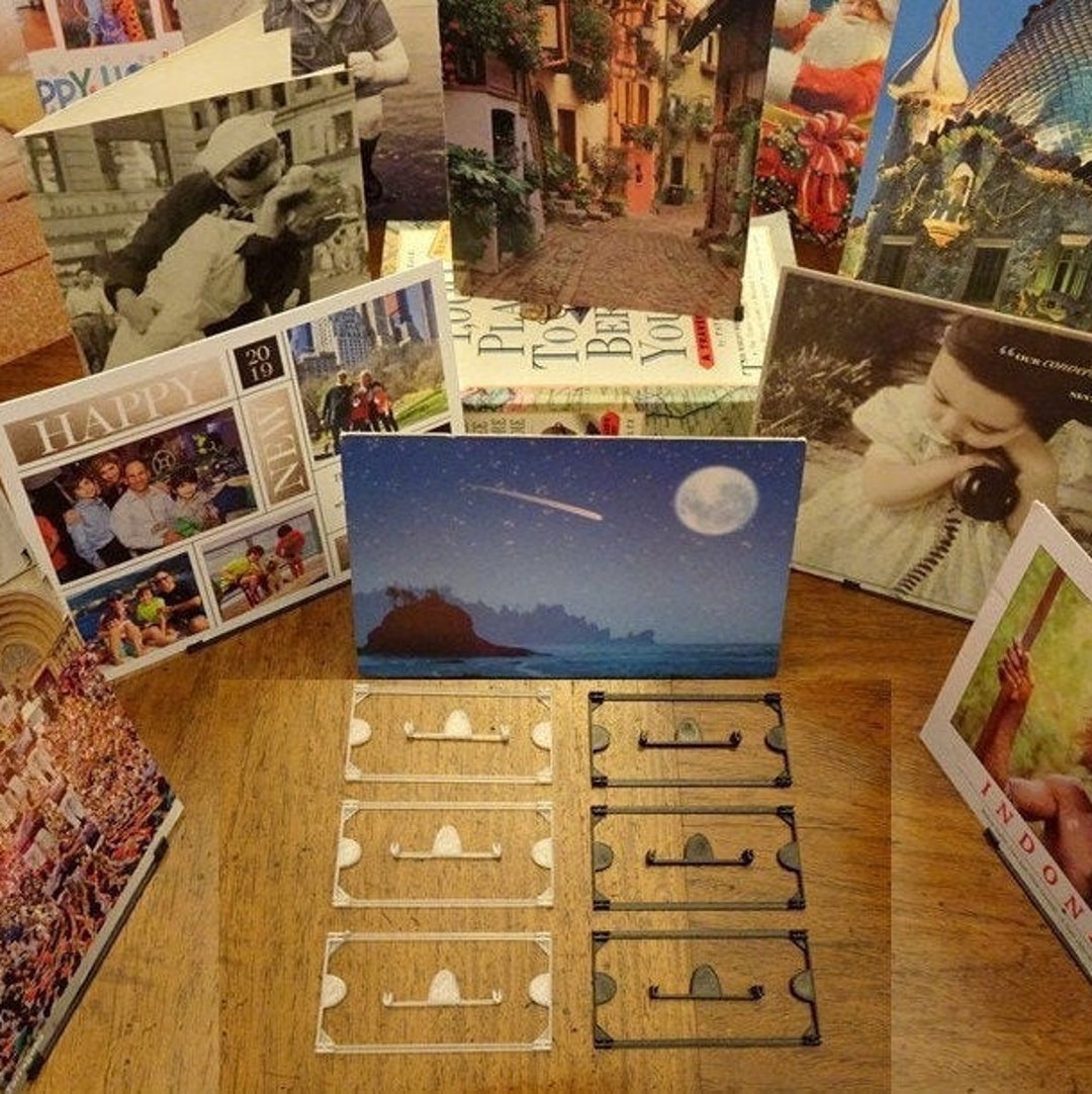 12 Card Stands Easily Display and Secure Decorative Cards - Etsy