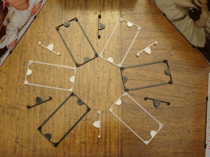 12 Card Stands - Easily Display and Secure Decorative Cards Where You ...