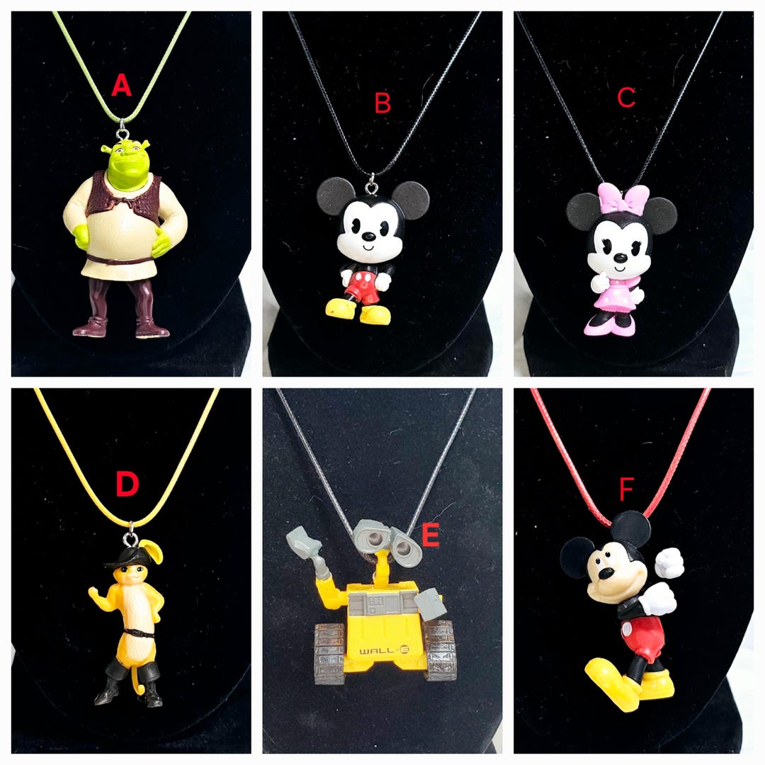 Misc. Character Inspired Toy Necklaces - Etsy