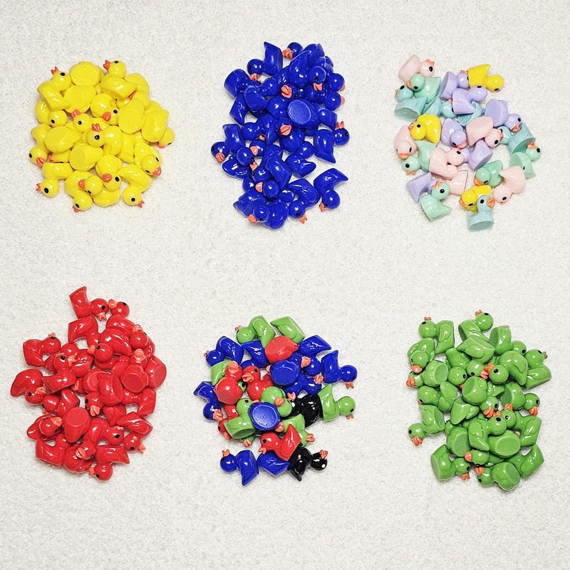 Mini Plastic Ducks - Etsy