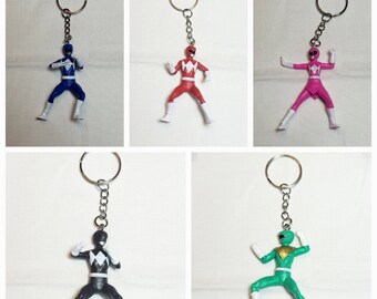 Power Rangers Keychains - Etsy