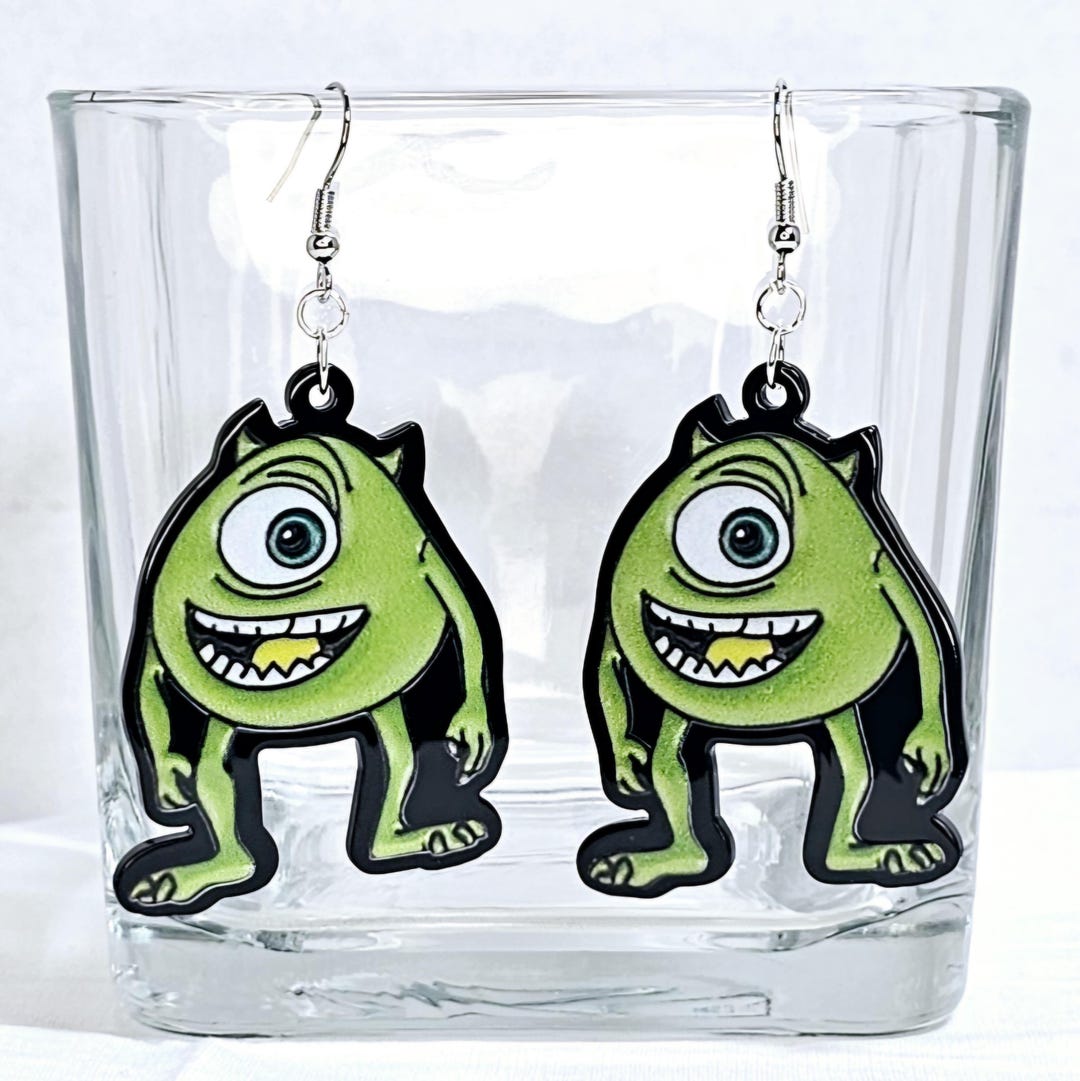 Mike From Monsters Inc Inspired Earrings - Etsy