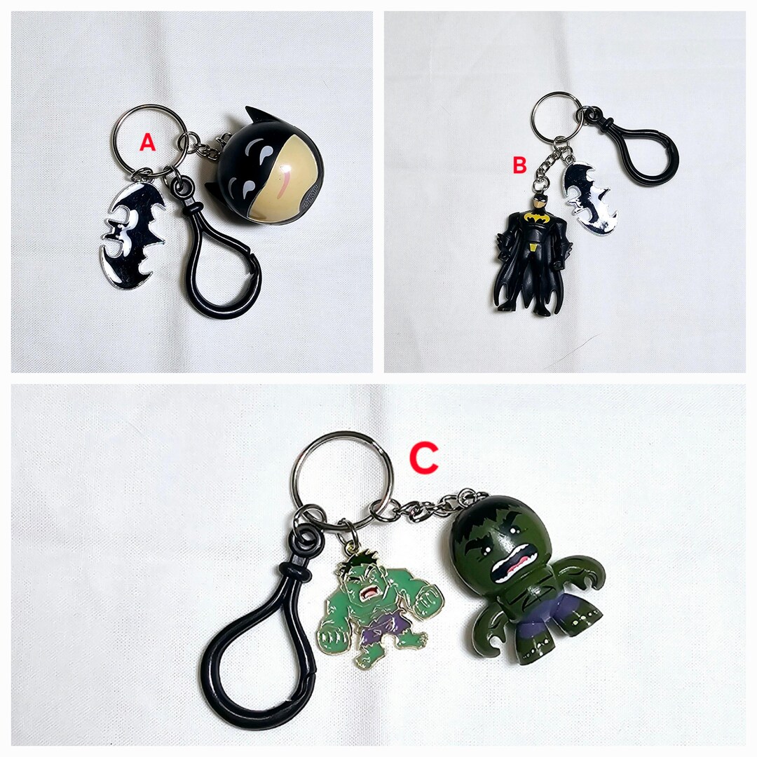 Superhero Inspired Toy Keychains - Etsy
