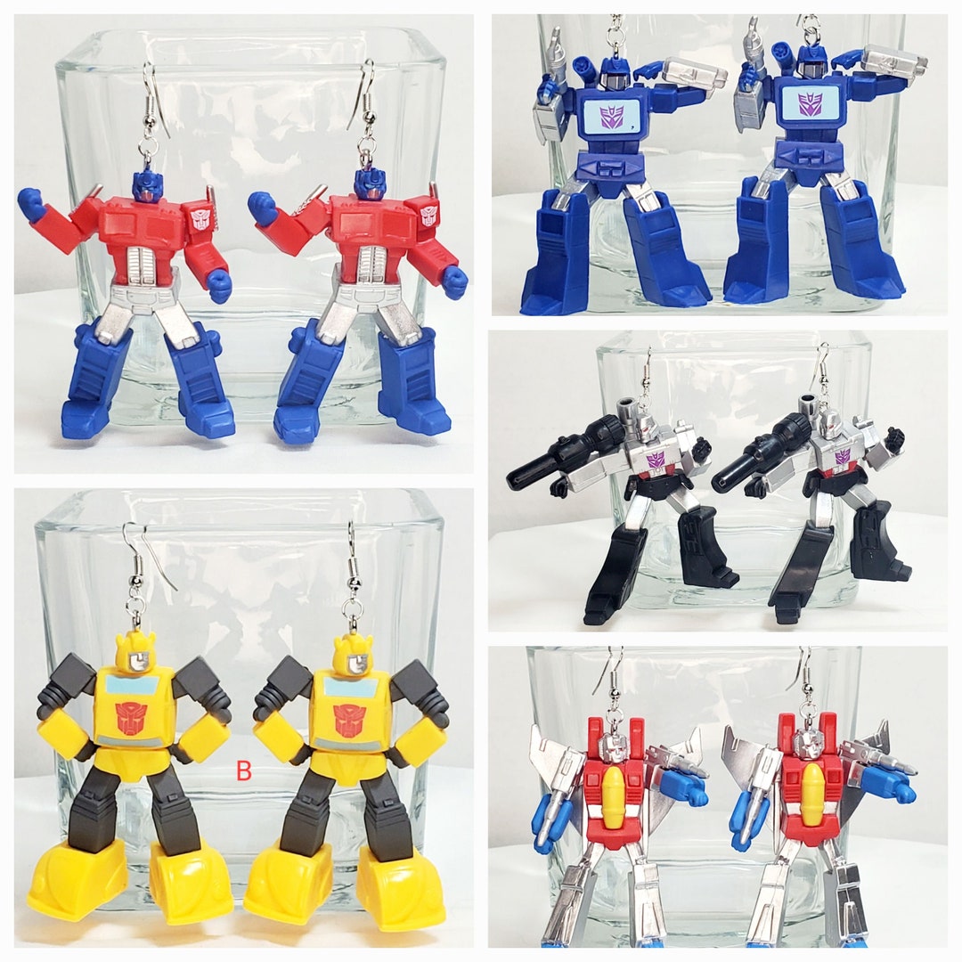 Transformers Inspired Toy Earrings - Etsy