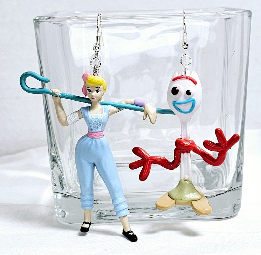 Toy Story Bo Peep and Forky Toy Earrings - Etsy