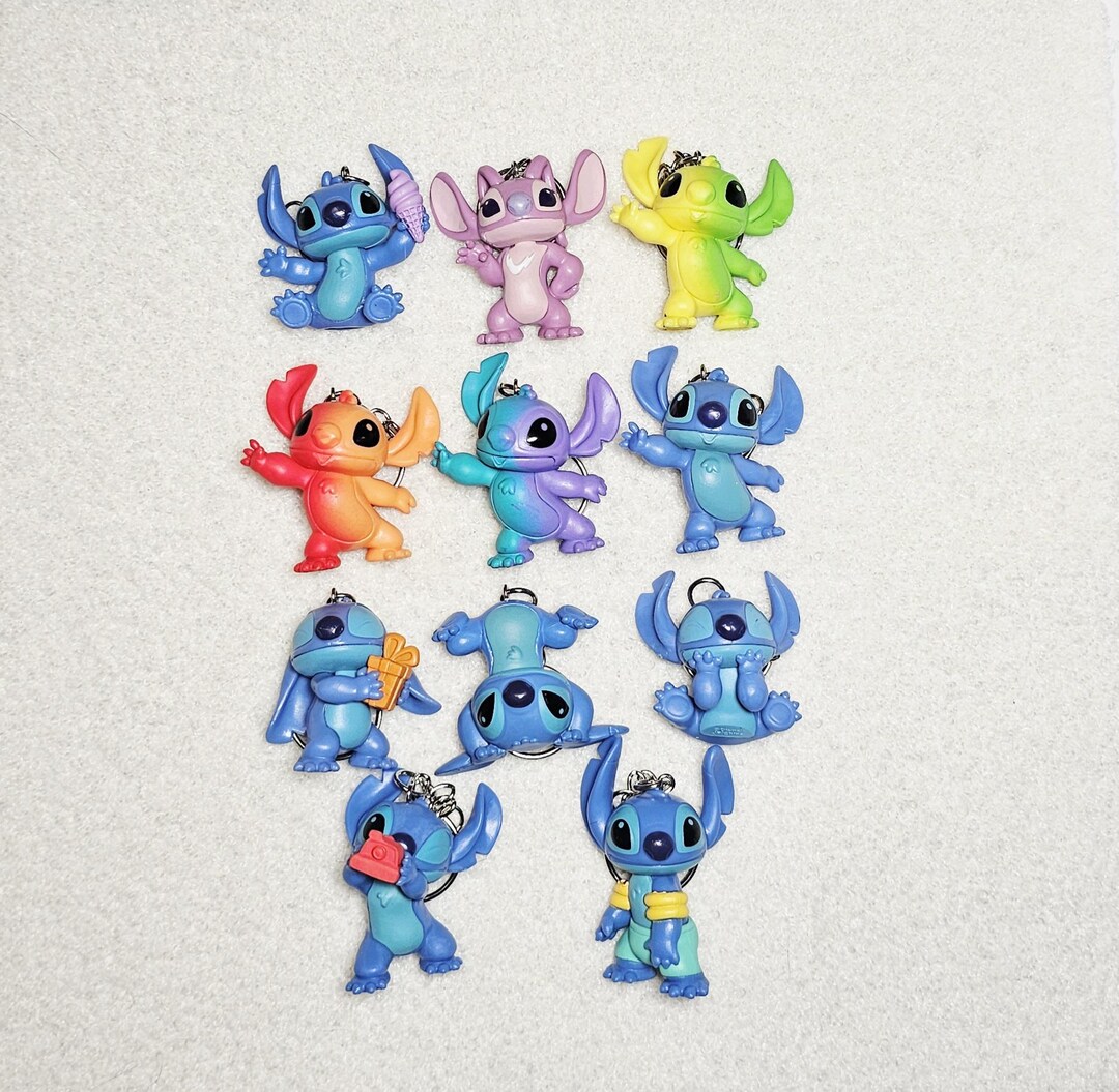 Stitch Inspired Toy Keychains - Etsy