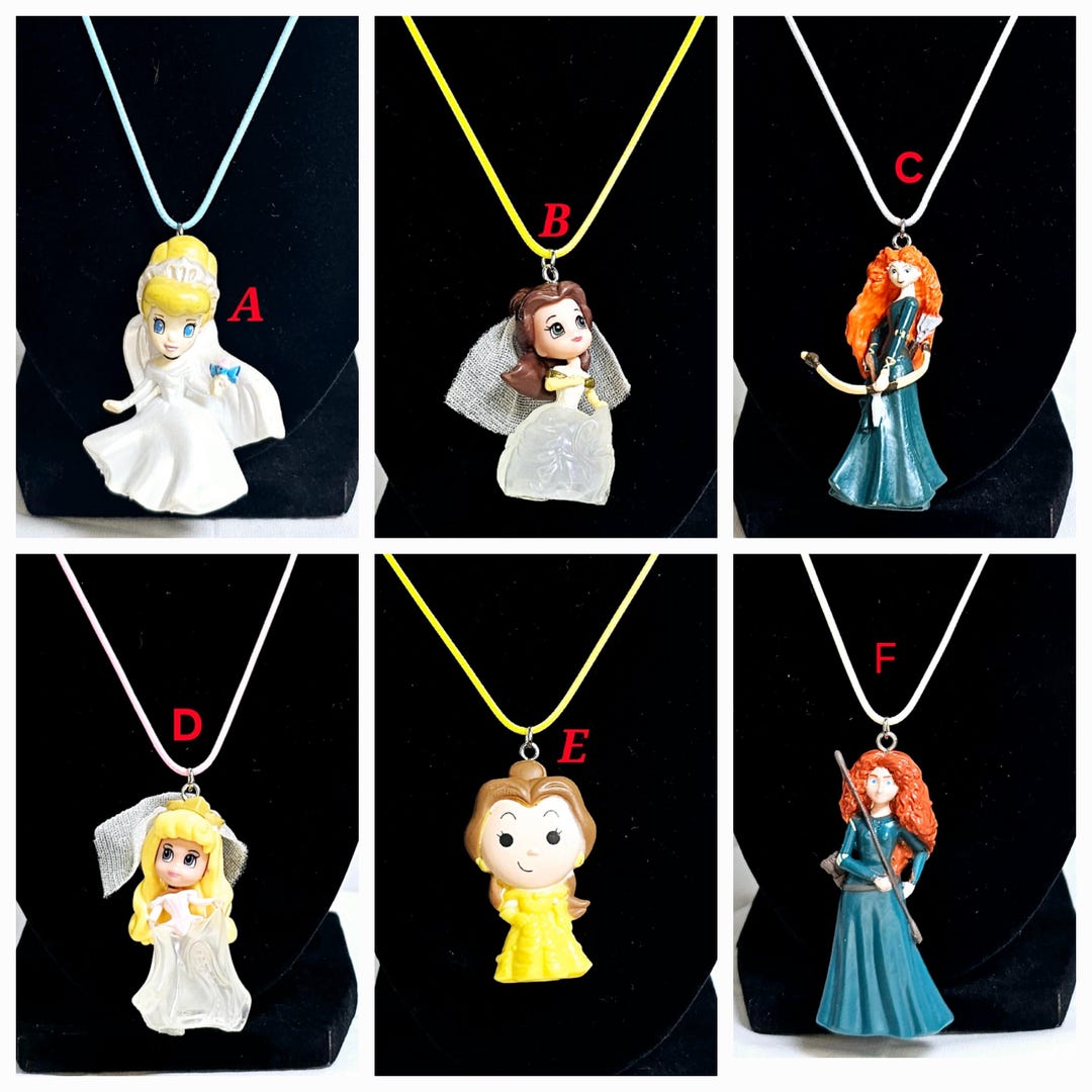 Princess Inspired Toy Necklaces - Etsy