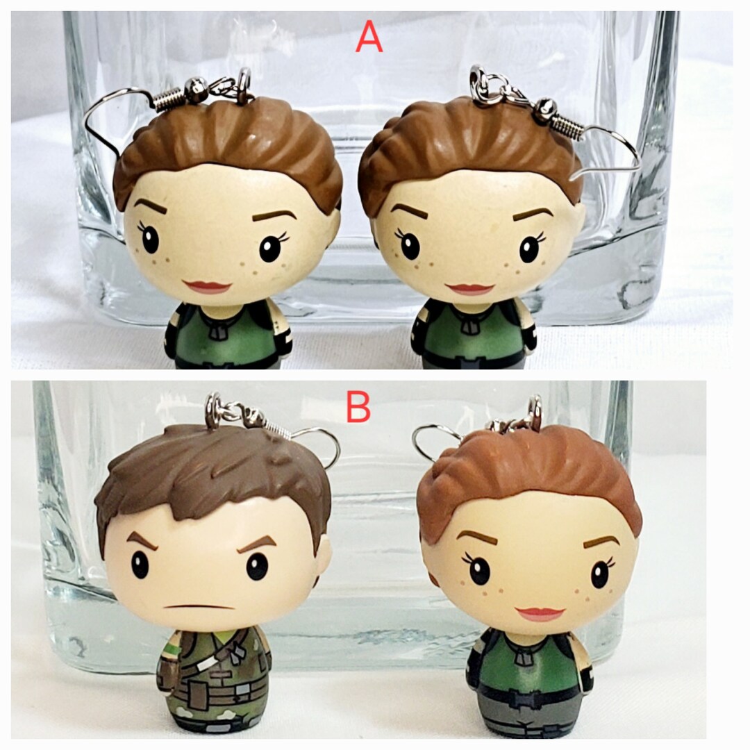 Pint Sized Hero Fort Video Game Characters Inspired Toy Earrings - Etsy