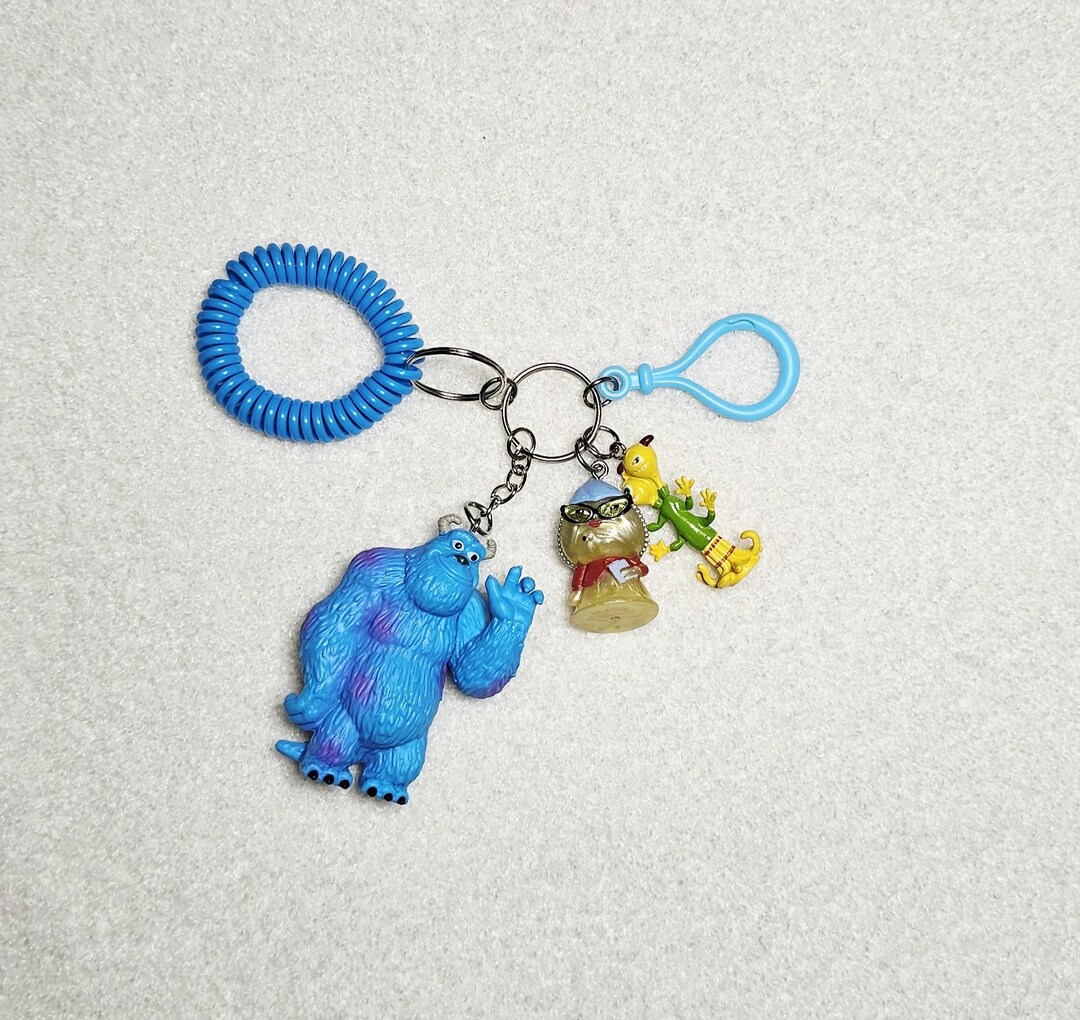 Monsters Inspired Toy Keychains / Backpack Clip - Etsy