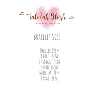 Personalised Beaded Name Bracelet Girls Bracelet Girls Birthday Gift ...